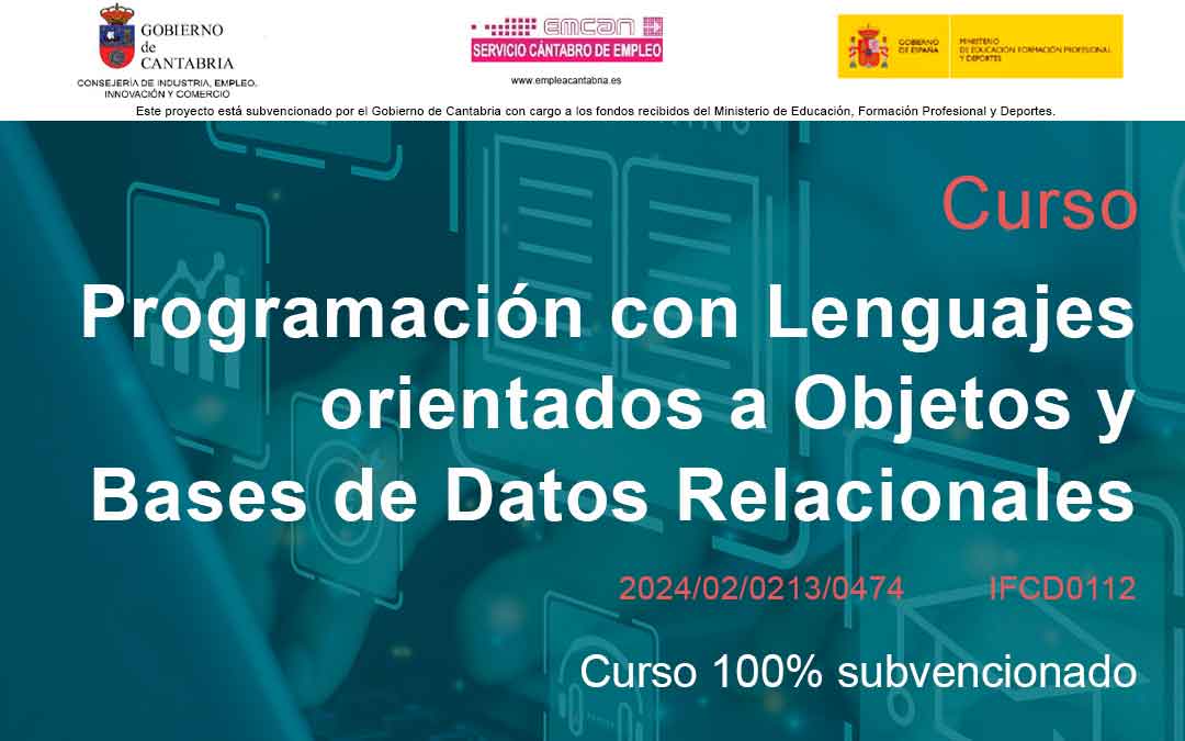 Curso: Programación con lenguajes orientados a objetos y Bases de datos ...